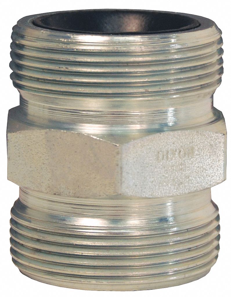 1-1/2 in/1-1/4 in Thread Size, Iron, Ground Joint Spud - 58CK82|GDB23 ...
