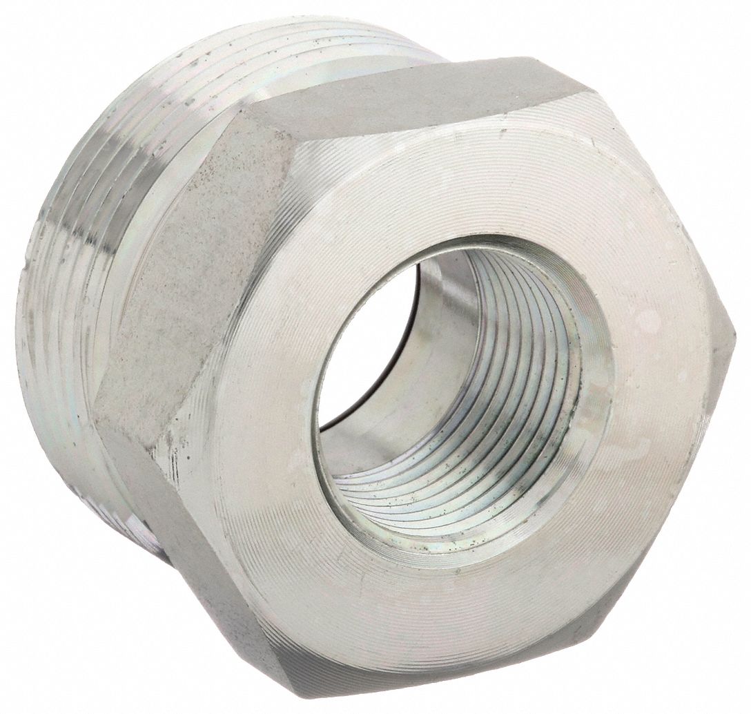 3/4 in Thread Size, Steel, Ground Joint Spud - 58CK85|GB8 - Grainger