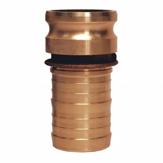 Cam and Groove BR Adapter,Hose,Shank,2" - 58CR07|200-E-BR - Grainger