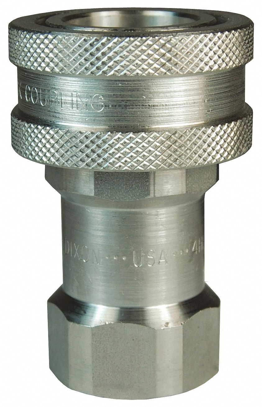 HSeries Poppet,FNPT1/4",Coupler1/4",303S - Grainger