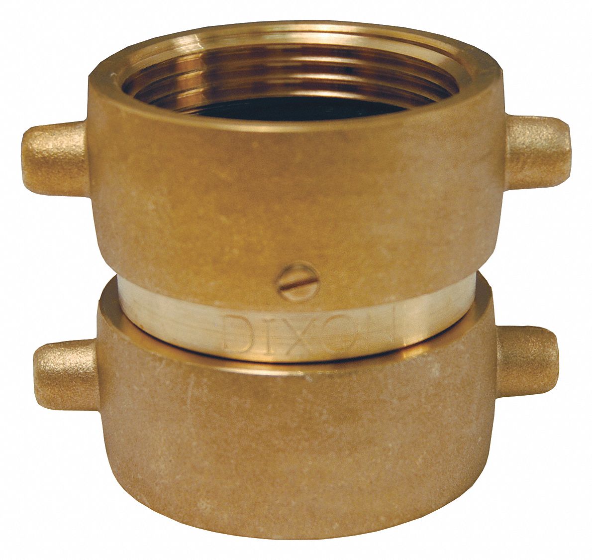 DIXON VALVE & COUPLING, Female Swivel Pin Lug Brass,NST 1-1/2" - 58CU13 ...
