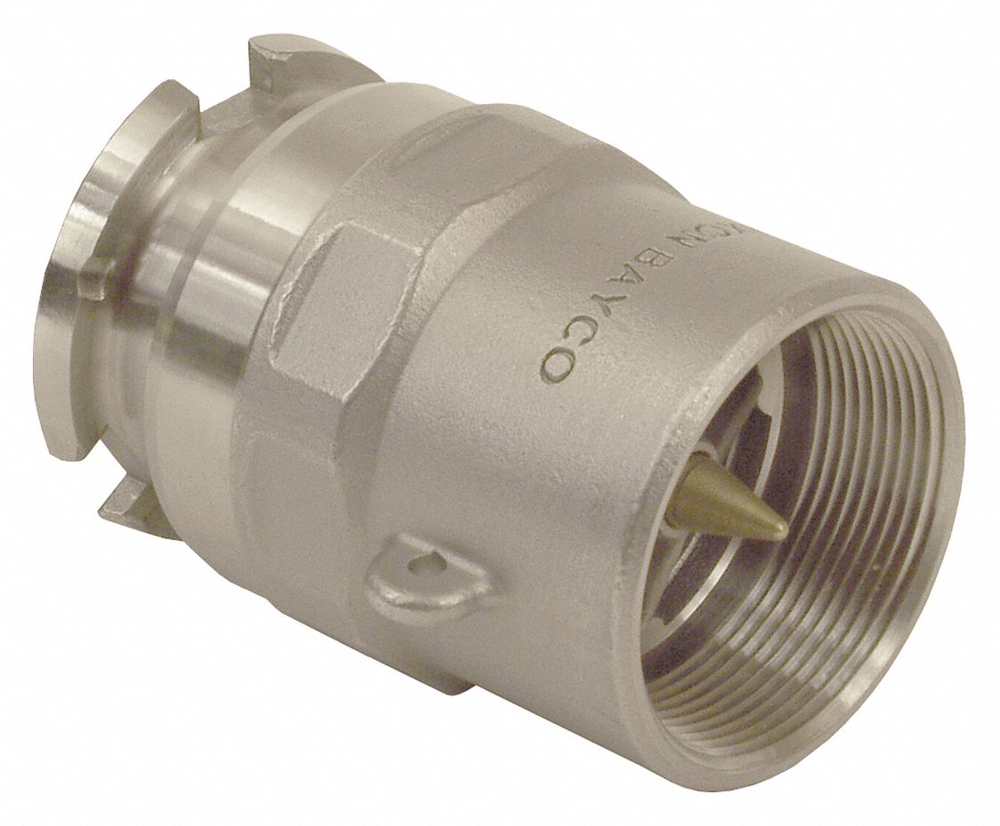 Bayonet Adapter x Female NPT,2",SS,Buna - Grainger