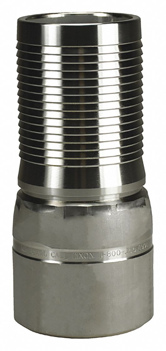 DIXON VALVE & COUPLING, For 2 in Hose I.D., Hose Barb x Beveled, Barbed ...