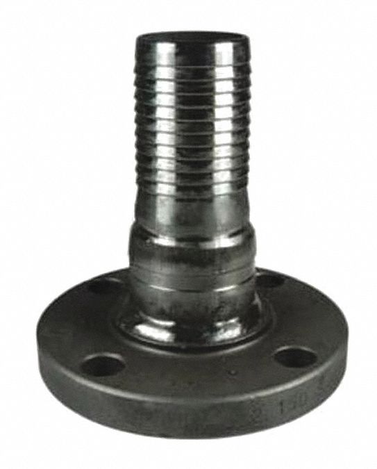 For 4 in Hose I.D., Hose Barb x Flange, Barbed Hose Fitting - 58DD88 ...