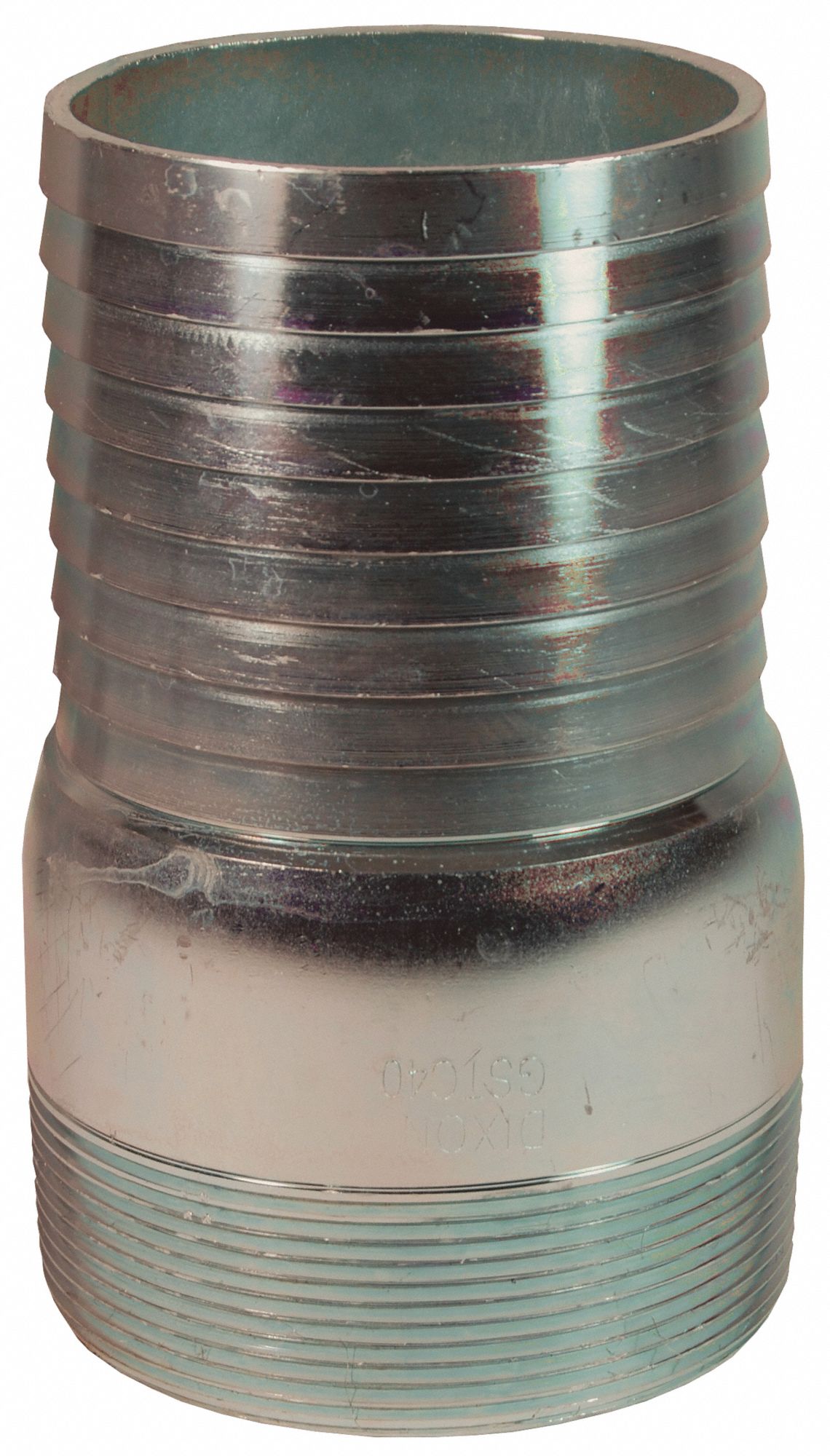 For 4 in Hose I.D., Steel x Steel, Barbed Hose Fitting - 58DD93|GSTC40 ...