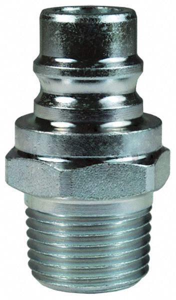 V-Series Valved Plug,1/4",MNPTF 1/4" - 58DF26|V2M2 - Grainger