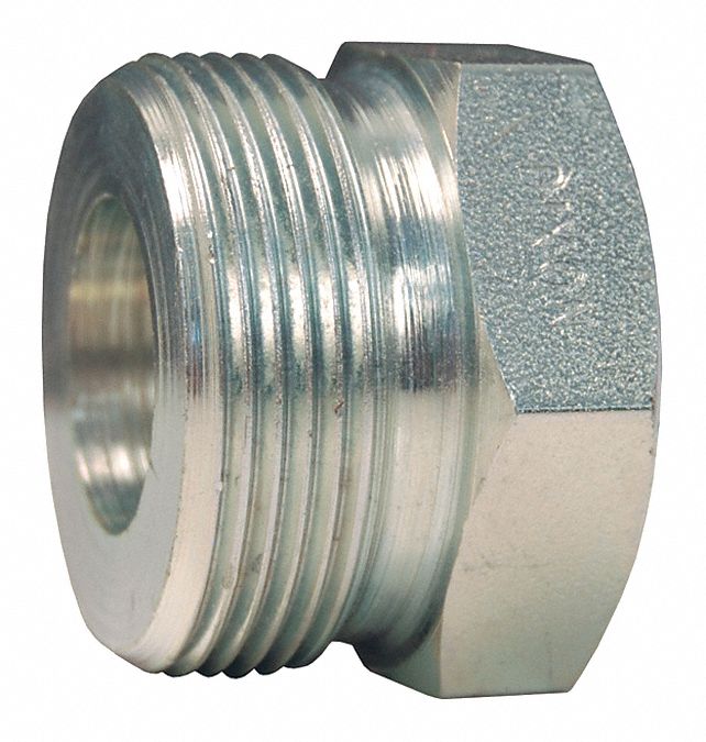 3/4 in Thread Size, Steel, Ground Joint Spud - 58DG47|B8 - Grainger