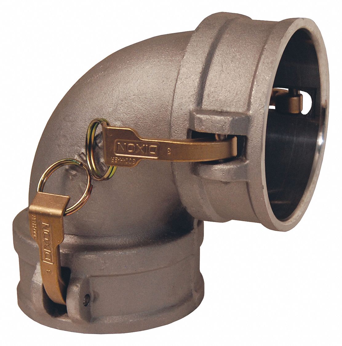 Cam and Groove 90 Coupler Elbow AL,4" - 58DG52|400DD-90AL - Grainger