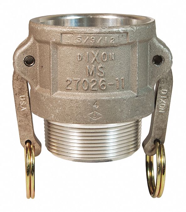 Cam and Groove,Coupler x MNPT 1-1/2",AL - 58DK36|150-B-AL - Grainger