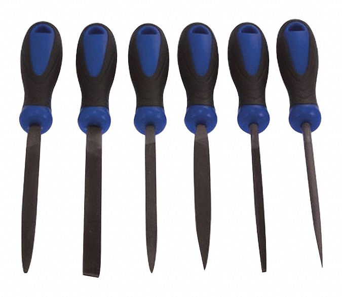 File Set,6 pcs. - Grainger
