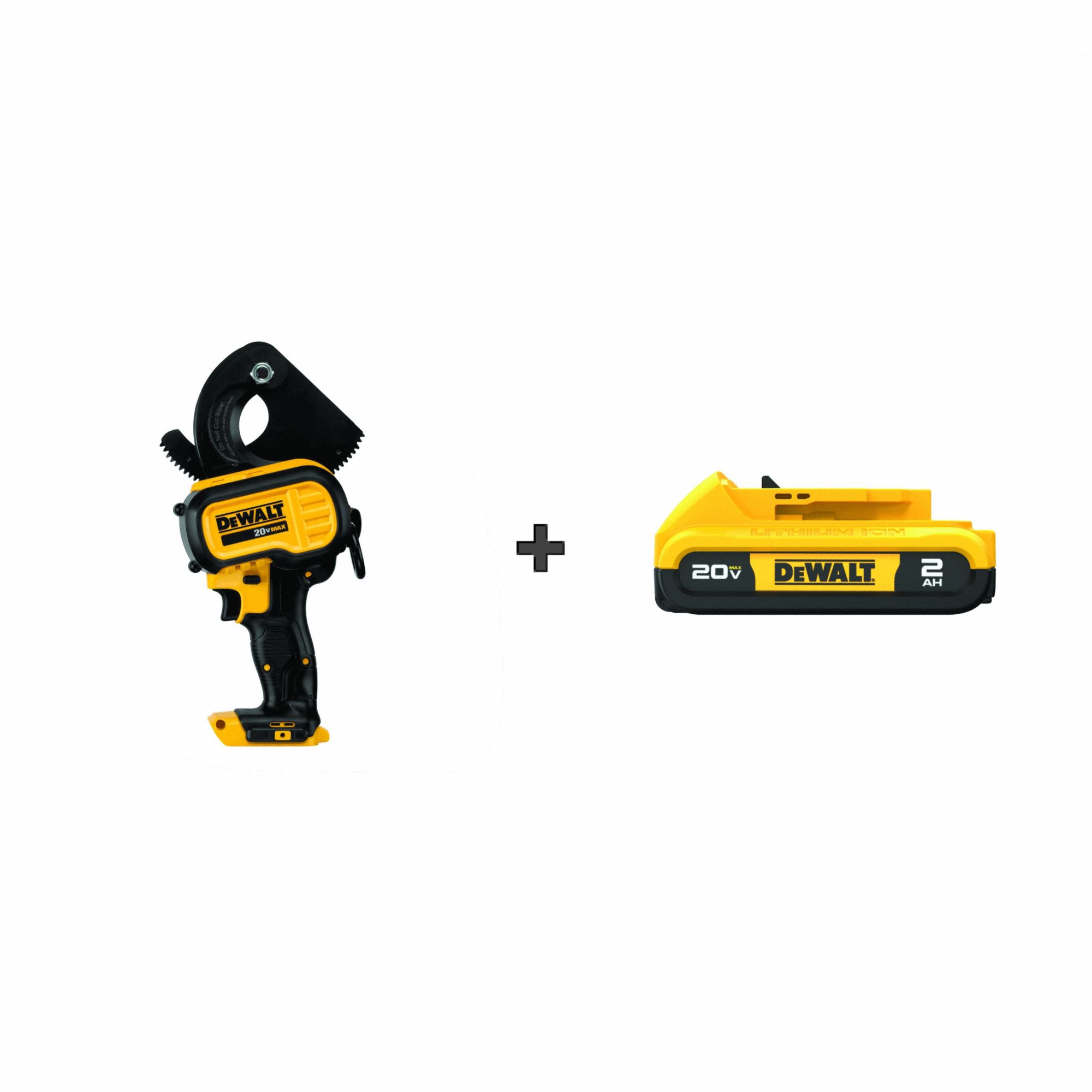 DEWALT, 20V MAX*, 1,000 MCM Aluminum/750 MCM Copper, Cordless Cable ...
