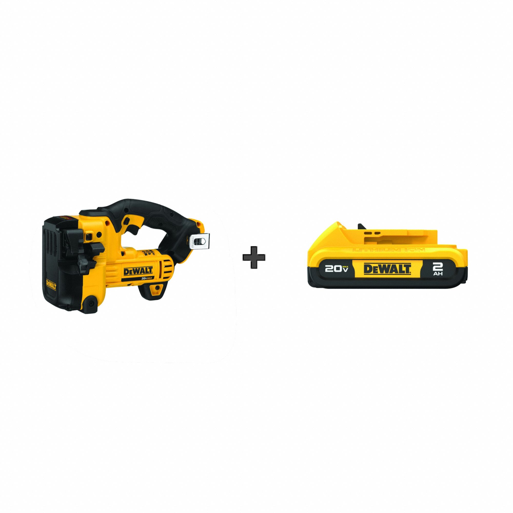 DEWALT, 20V MAX, 1/2 in Steel/1/4 in Steel/3/8 in Steel, Cordless Rod ...