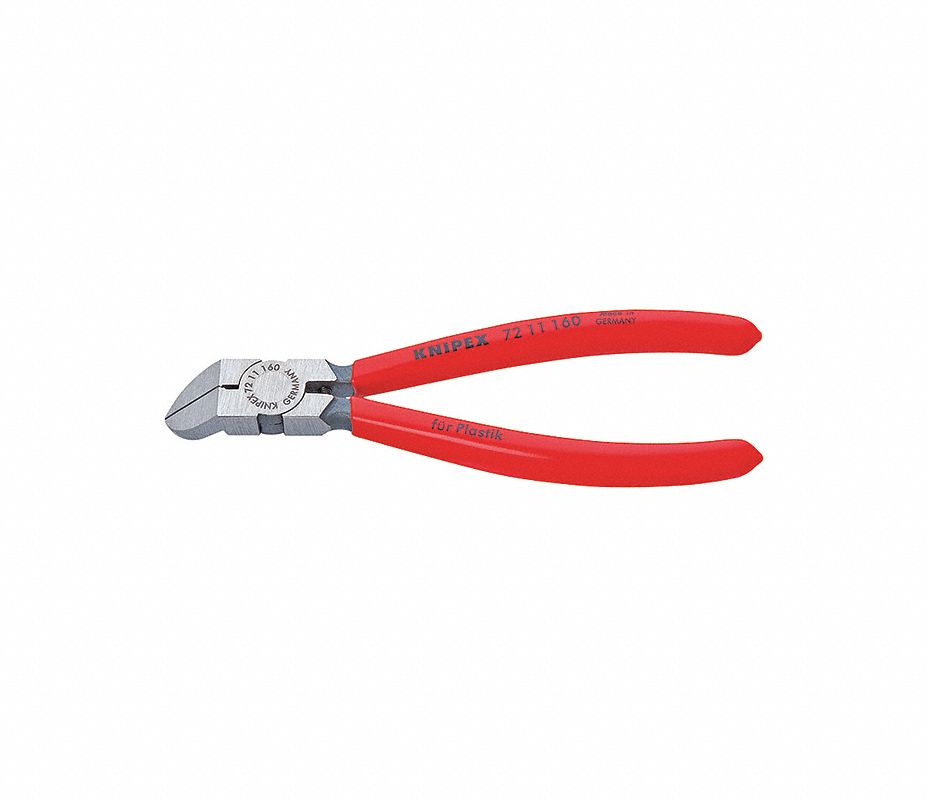 KNIPEX Pinza de Corte Diagonal 6-1/4" Rojo - 58JN48 | 72 11 160 SB ...