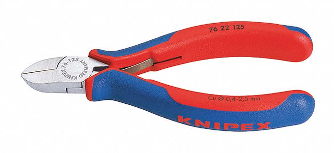 KNIPEX Pinza de Corte Diagonal 4-1/2" Rojo - Pinzas de Corte Diagonal ...