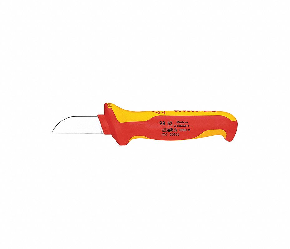 KNIPEX Cuchillo Desollar,7-1/4" L,Ergonómico - 58JP78 | 98 52 SB ...