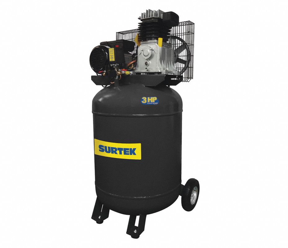 SURTEK Compresor de Aire Eléctrico, HP 3.00, Presión Máx. 116 psi ...