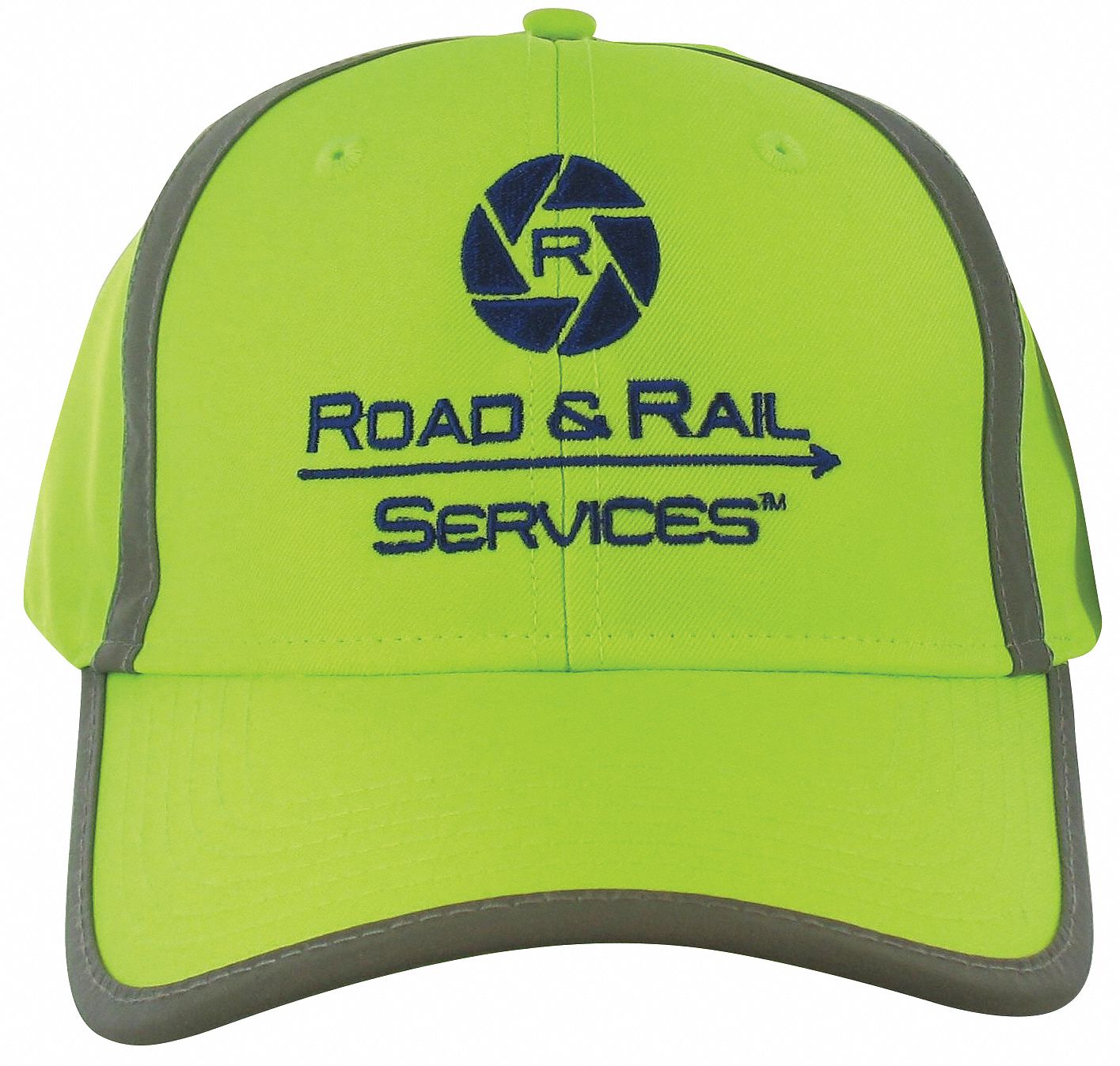 Safety Cap,Yellow,Road and Rail Logo - Grainger