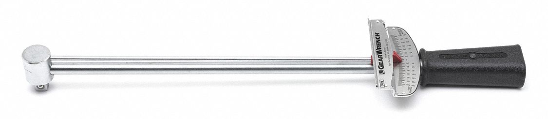 GEARWRENCH, Beam Torque Wrench,150ft/lb,1/2" Drive - 58LC39|2957N ...