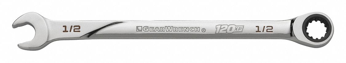 Univ Spline Combo Ratchet Wrench,13/16" - Grainger