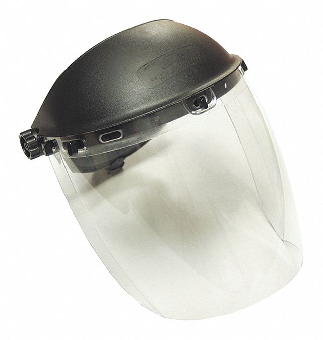 SAS SAFETY Face Shield, Deluxe Clear - 58LE06|5145 - Grainger