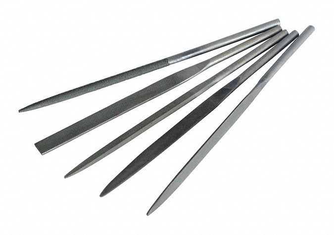 Mini File Set,5 pcs. - 58MA07|V550 - Grainger