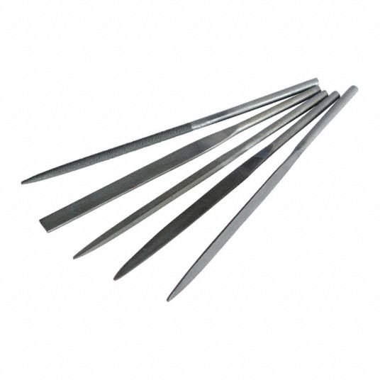 Mini File Set,5 pcs. - 58MA07|V550 - Grainger