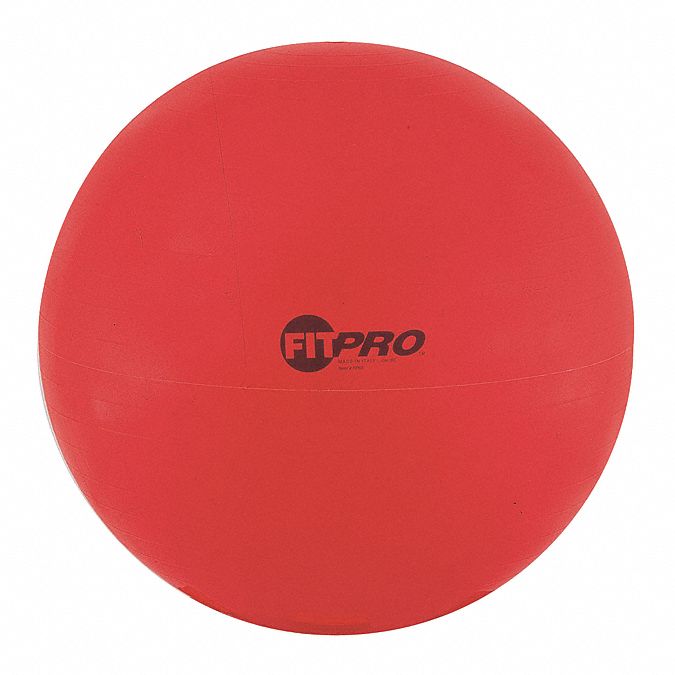 CHAMPION SPORTS, 25.59 in Overall Dia, Red, Exercise Ball - 58MP30|FP65 ...