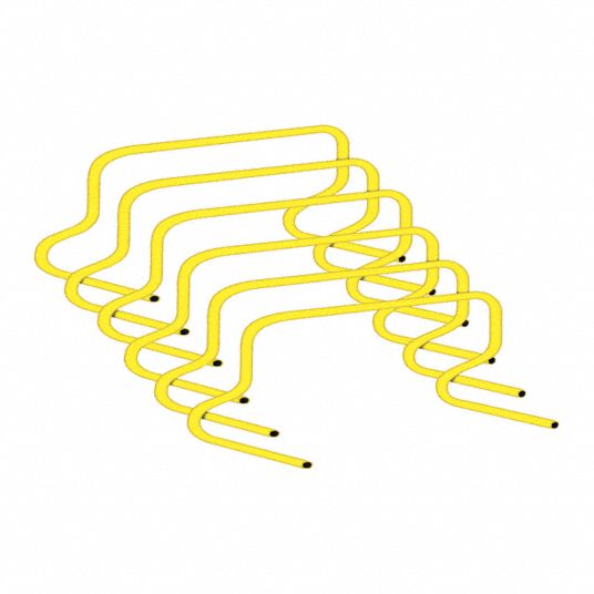CHAMPION SPORTS, Orange, 6 in Ht:, Training Hurdle Set - 58MU73|WPH6SET ...