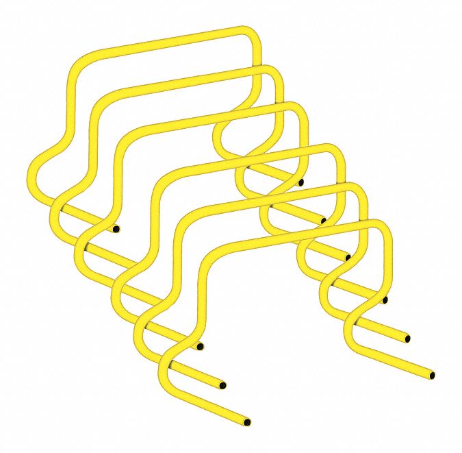 CHAMPION SPORTS, Orange, 12 in Ht:, Training Hurdle Set - 58MU78 ...