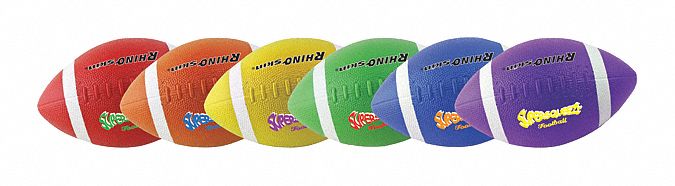 CHAMPION SPORTS, Blue/Green/Orange/Purple/Red/Yellow, Foam, Football ...