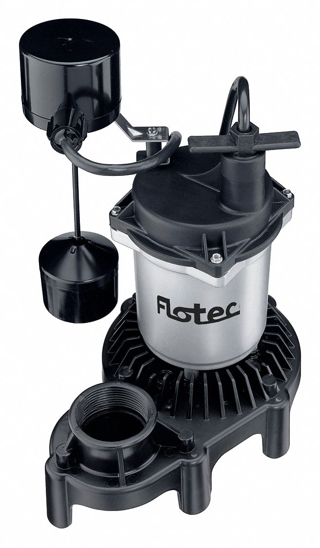 FLOTEC, 1/3 hp, 115V AC, Submersible Sump Pump - 58MX86|FPZS33V - Grainger