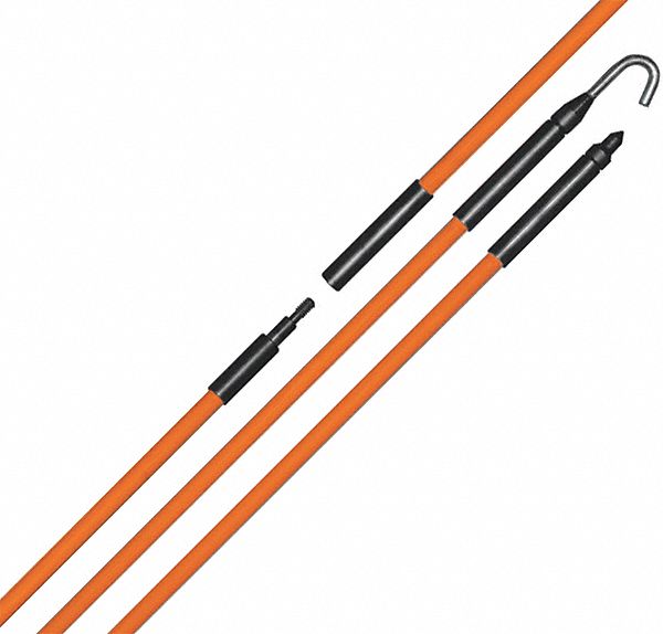 EAGLE TOOL US, ETF25016, Fiberglass Wire Fishing Rods,16 ft. - 58PC88 ...