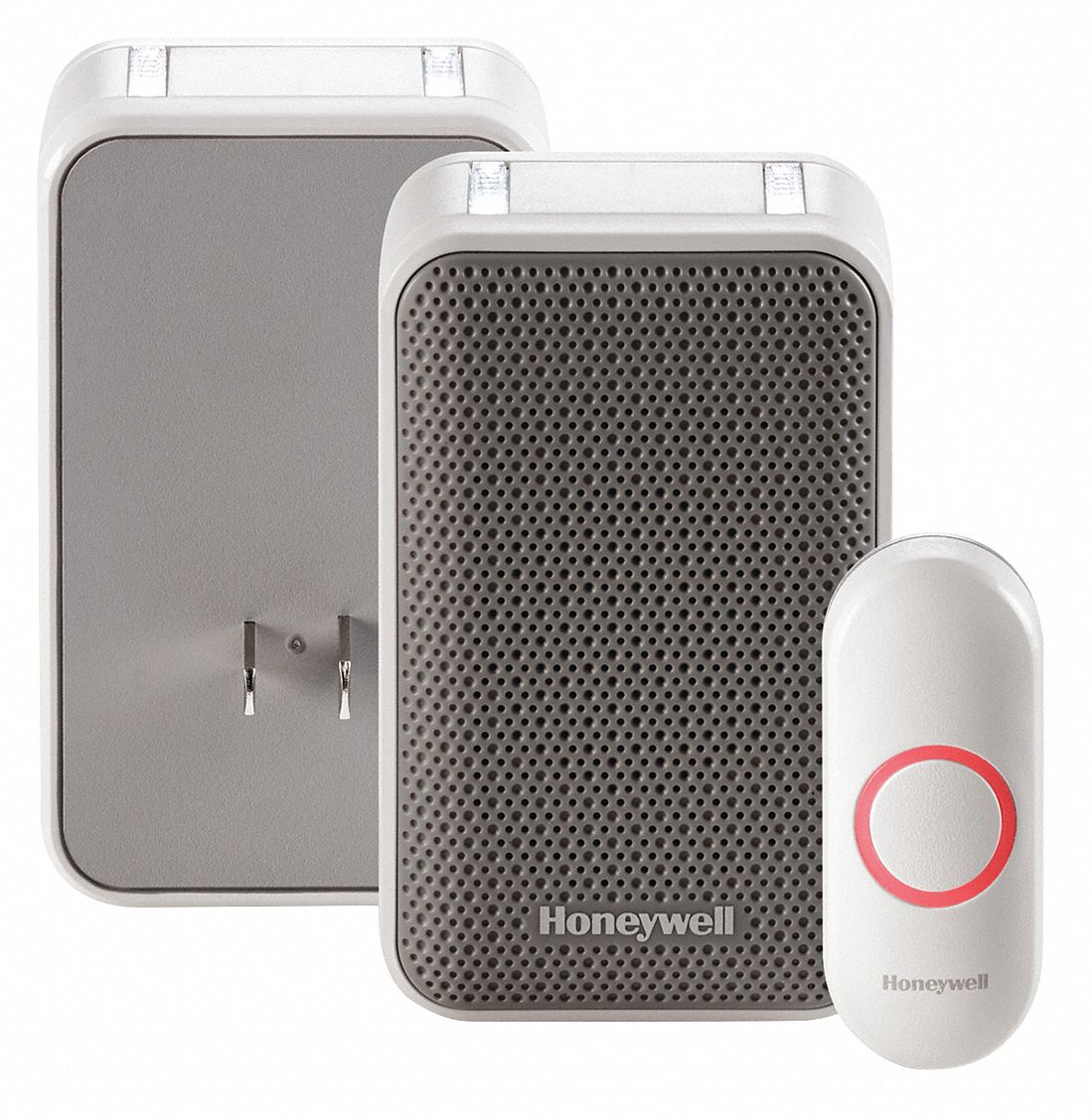 HONEYWELL HOME Doorbell and Button, Plug-In, 3 Series - 58PJ67 ...