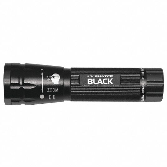 UVIEW, UV Light Phazer,Black,AAA Batteries - 58PL22|413075 - Grainger