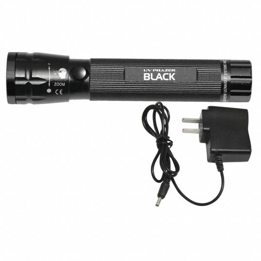 UVIEW, UV Light Phazer,Black,Rechargeable - 58PL23|413065 - Grainger