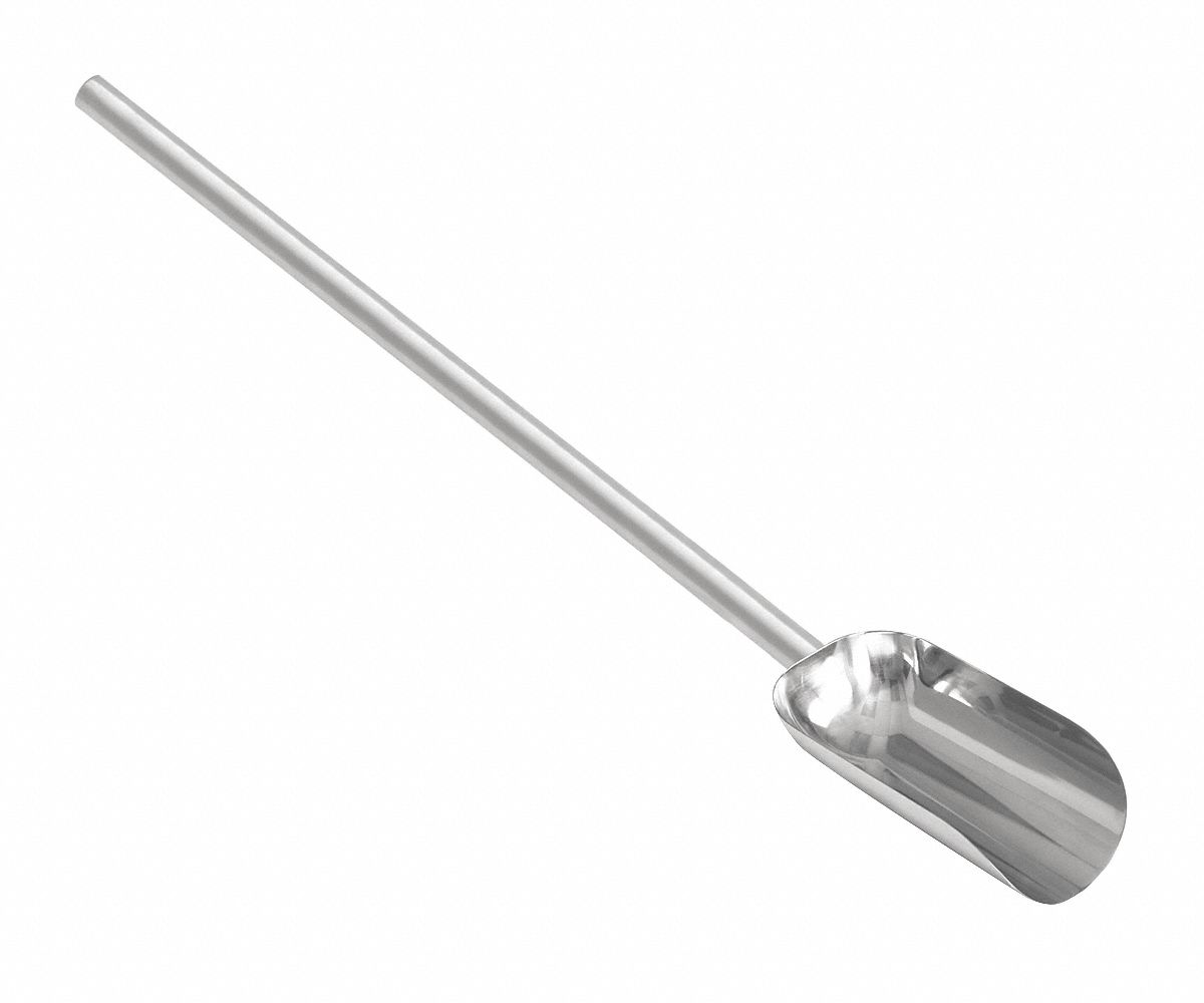 SANI-LAV, 32 oz Capacity, Silver, Hand Scoop - 53RK02|40RD24 - Grainger