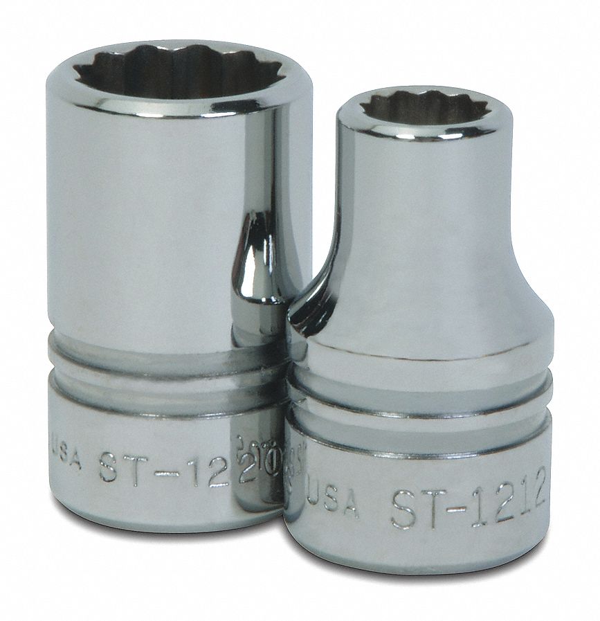 WILLIAMS, Not Tether Capable, Std Socket,1/2"D,12Pt,1, Standard Socket ...