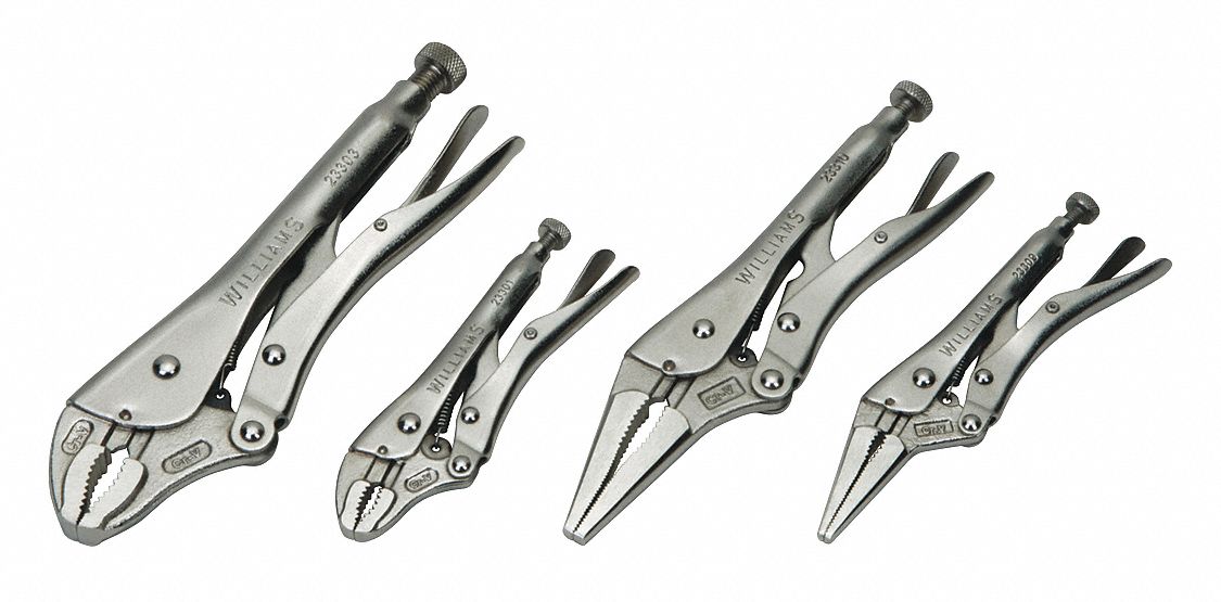 Locking Plier Set,4pcs. - 58TW15|23074 - Grainger