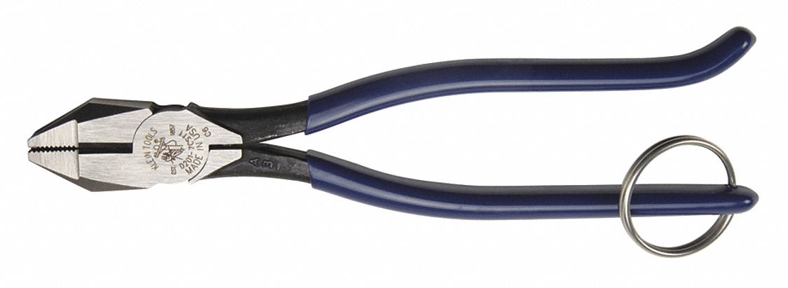 Slim Ironworker Pliers,Tether Ring - 58UT29|D201-7CSTT - Grainger