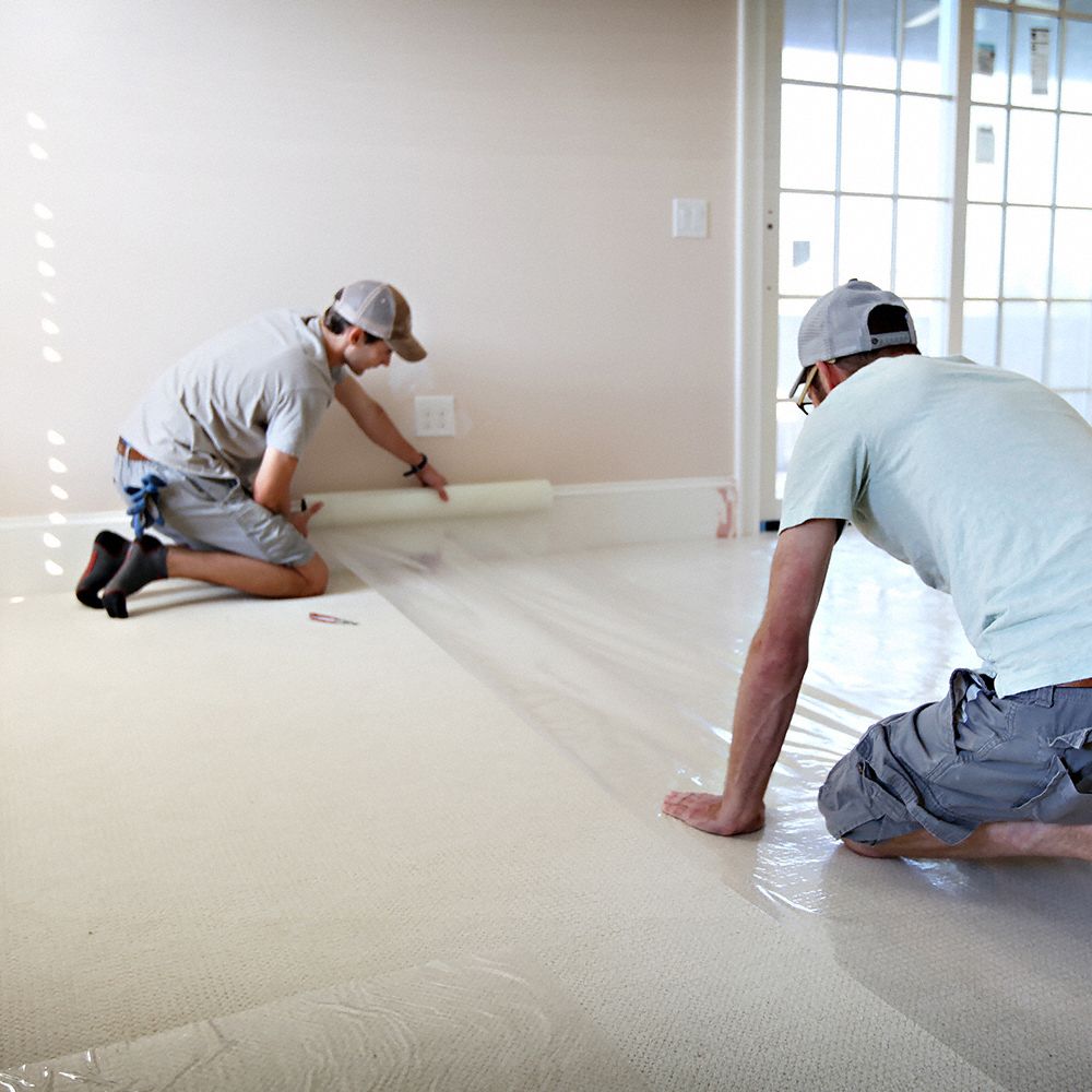 TRIMACO Carpet Protection Film: 2 mil Thick, 36 in Wd, 200 ft Lg ...
