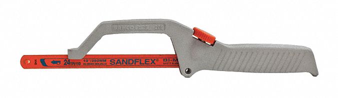 BAHCO, Mini Hacksaw Handle,Aluminum,10" - 58WG58|208 - Grainger