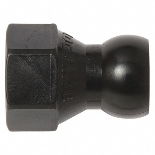 SAE Flare Nut Adapter,Black,1/4",PK20 - Grainger