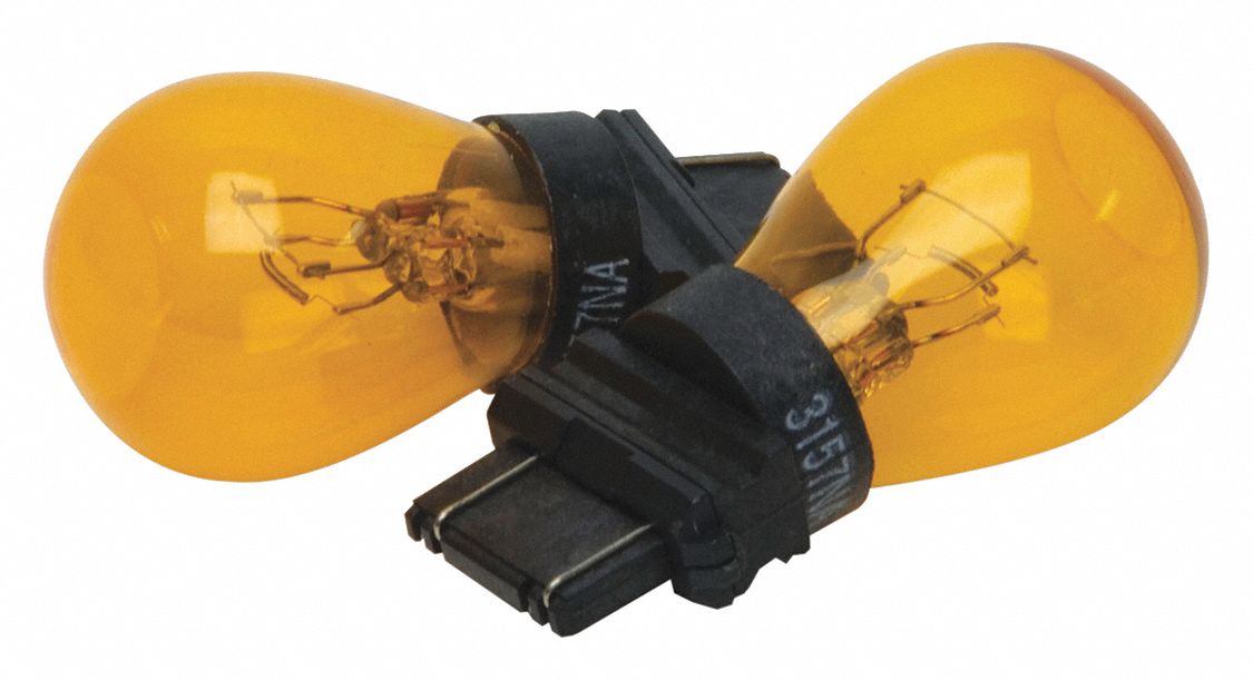 Heavy-Duty Automotive Replacement Bulb, S8, Plastic Wedge Double ...