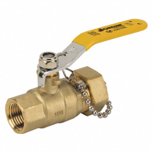 JOMAR VALVE, LF Brass Cap and Chain Valve,NPT,3/4" - 58ZL83|T-100HFG ...