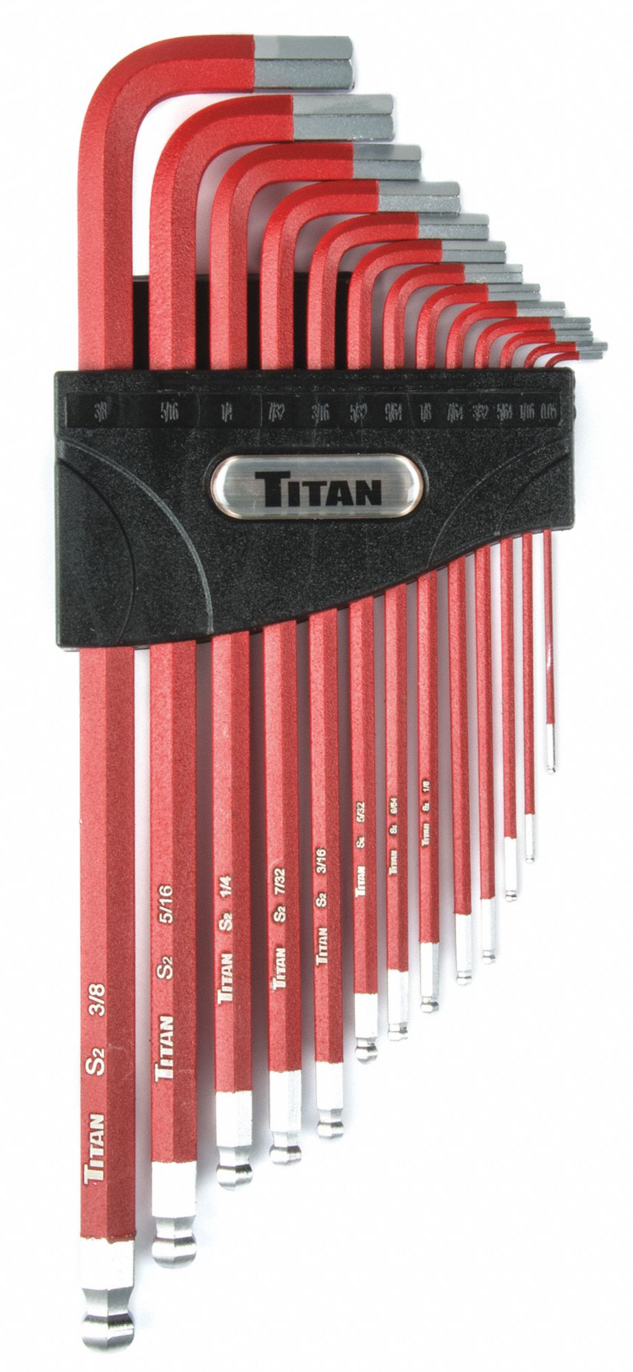 TITAN, Hex Key Set,SAE,Non Slip,13 pcs. - 58ZR96|12713 - Grainger