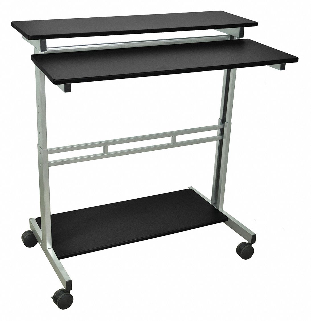 LUXOR, 46 in Max Desktop Ht, 34 in Min Desktop Ht, Standing Desk ...