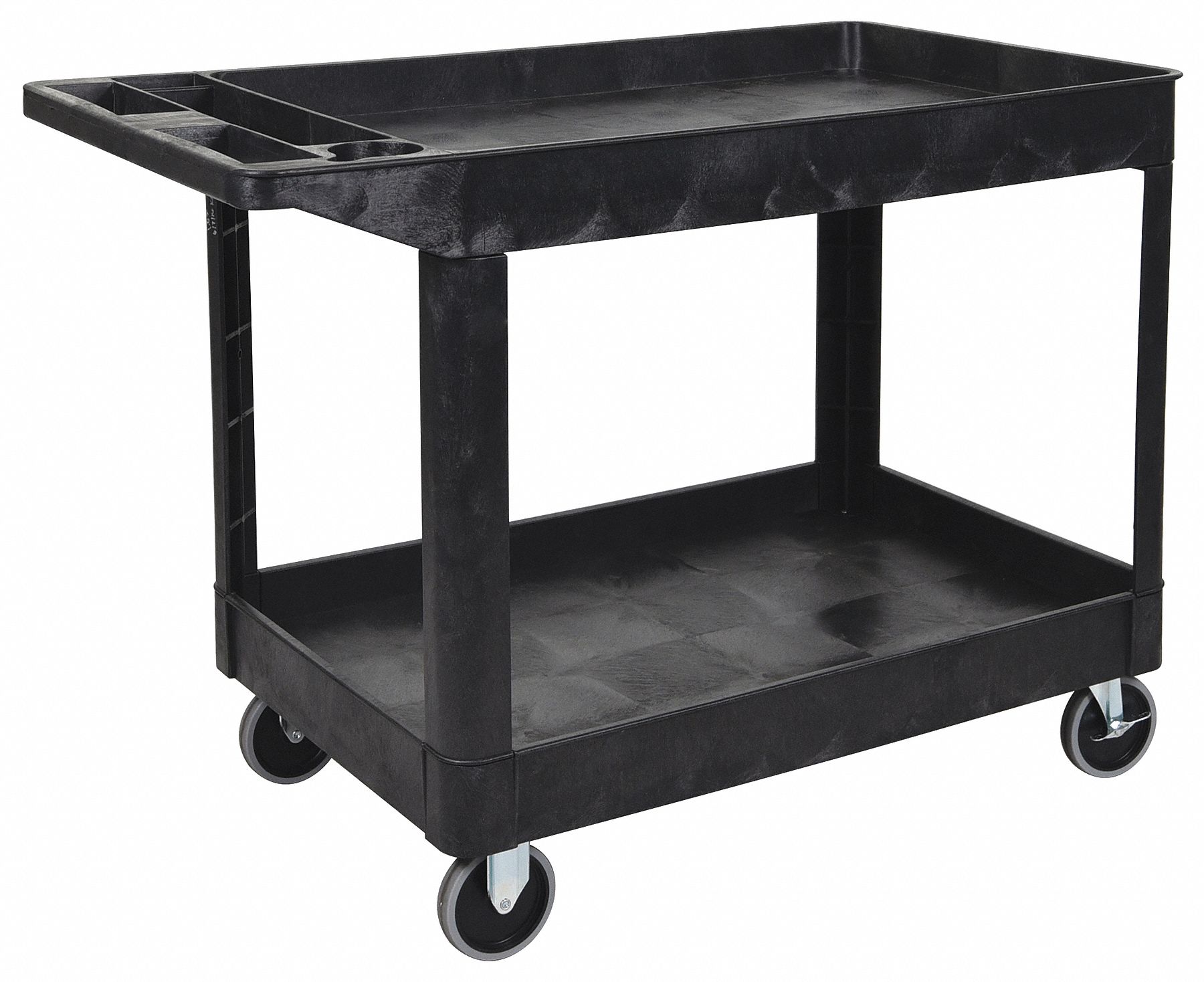 LUXOR, Utility Cart,(2) Shelf,Heavy Duty, - 58ZZ87|XLC11-B - Grainger