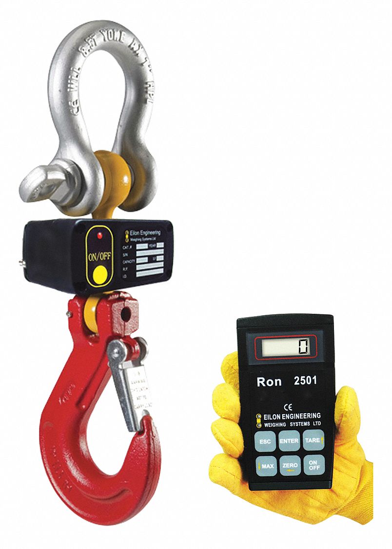 RON CRANE SCALES, 10,000 lb Capacity, +/-0.1% Scale Accuracy, Wireles ...