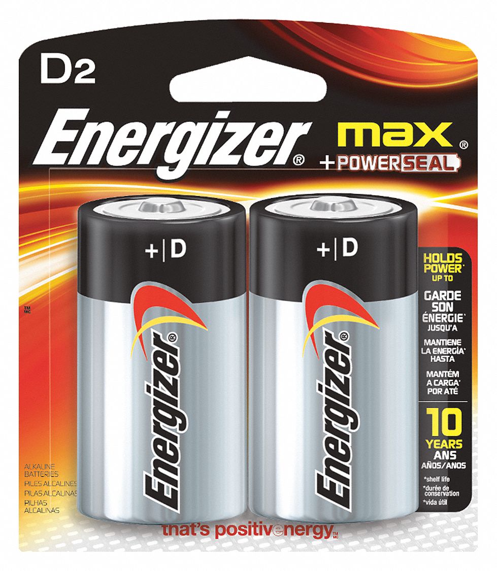 ENERGIZER Batería Alcalina Tipo D Max Paquete con 2 Piezas - Baterías ...