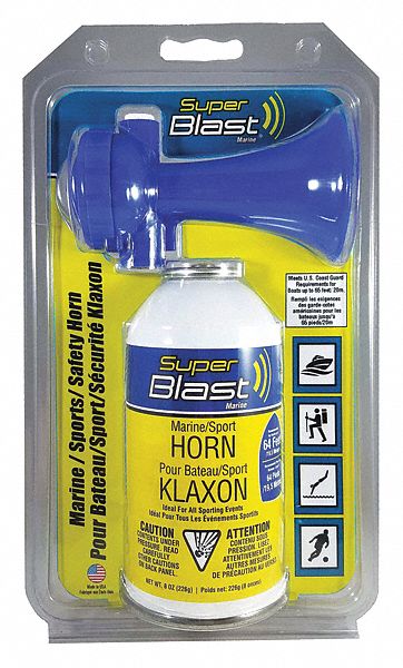 Super Blast,Pump Air Horn - Grainger